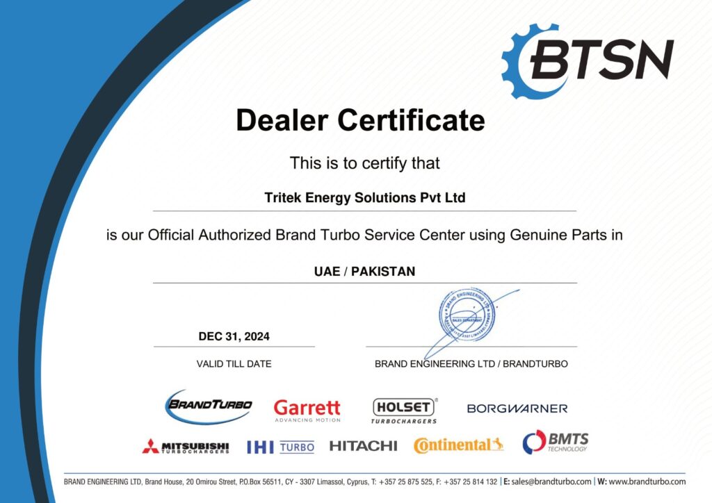 Certifications – Tritek Energy Solutions